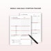 Printable Symptom Tracker Set - Monthly, Weekly, and Daily Symptom ...
