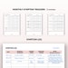 Printable Symptom Tracker Set - Monthly, Weekly, and Daily Symptom ...