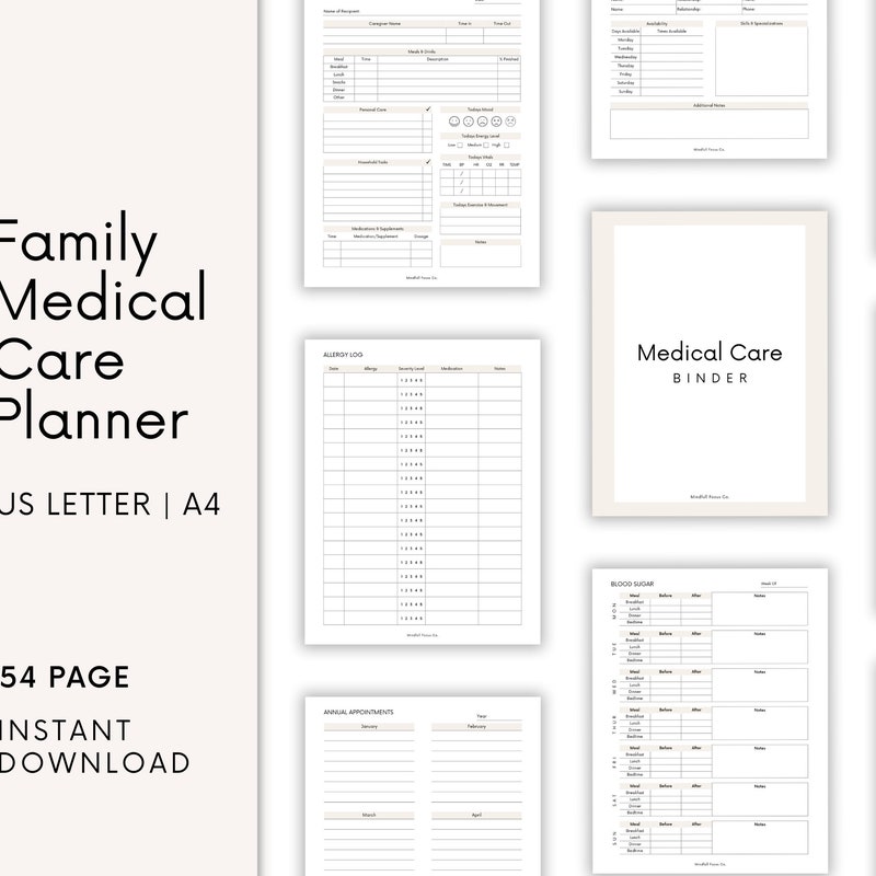 Medical Binder - Etsy