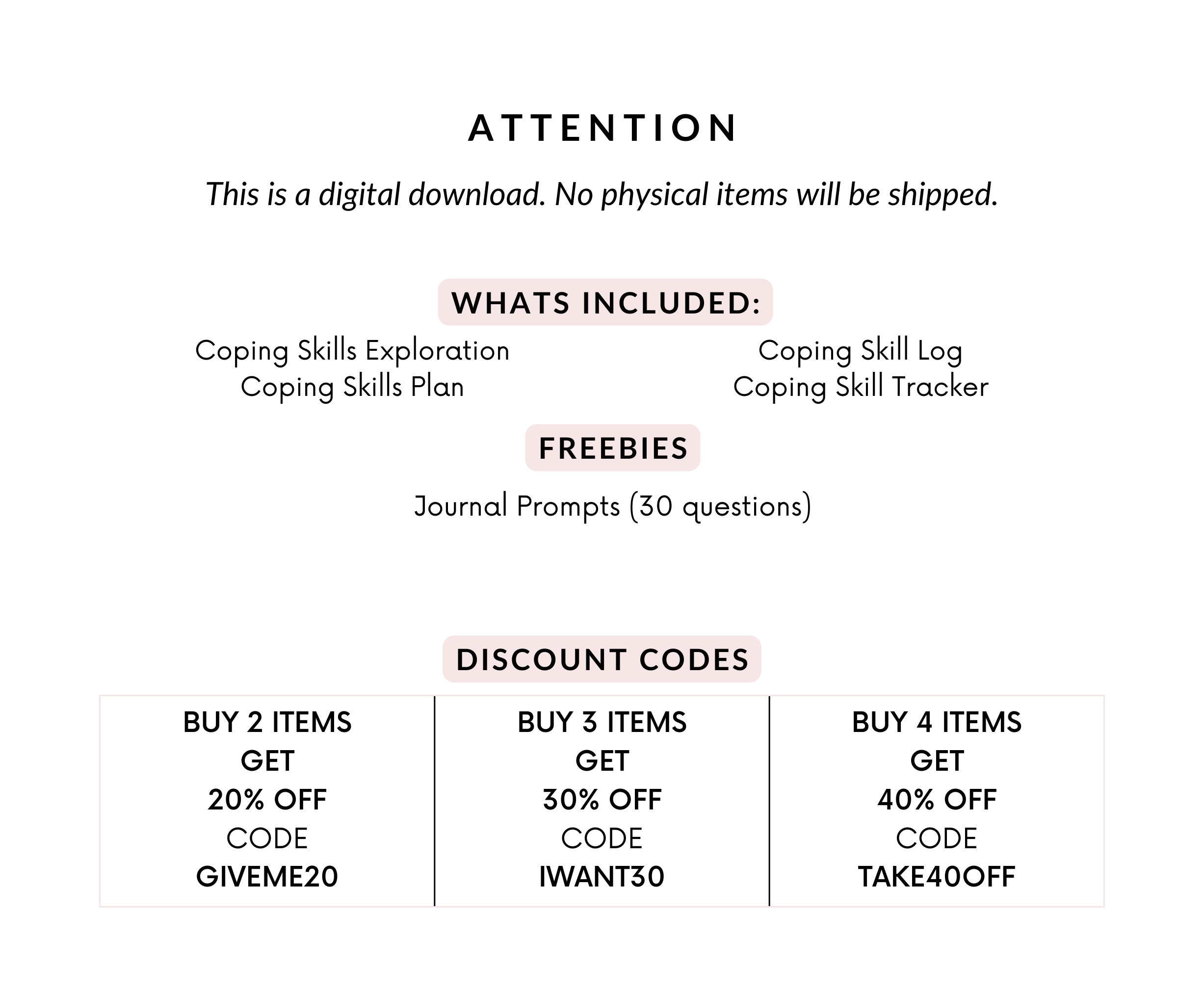 Coping Skills, Coping Skills Worksheets, Self Help, Therapy Tool ...