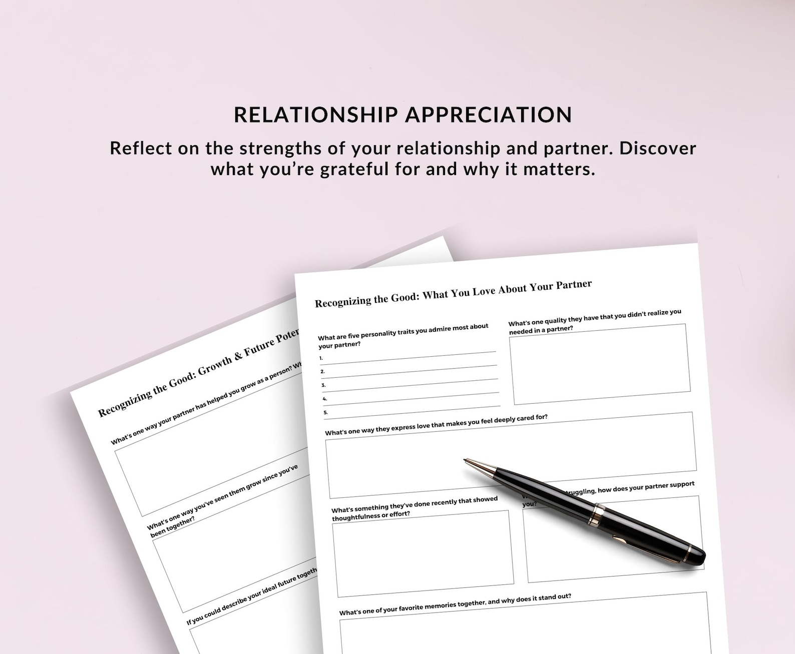 Relationship Processing, Relationship Journal, Couples, Self-reflection ...
