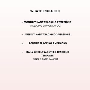 Habit Tracker Printable, Monthly Habit Tracker, Yearly Habit Tracker ...