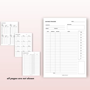 Printable Expense Tracker, Budget Binder Inserts, Spending Tracker ...