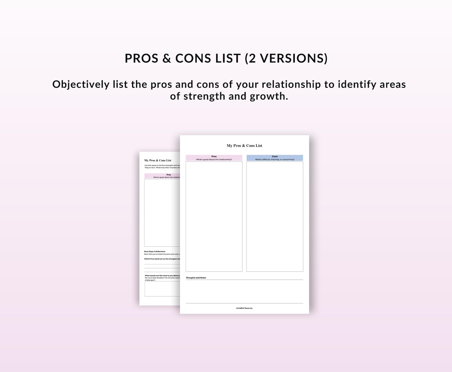 Relationship Processing, Relationship Journal, Couples, Self-reflection ...