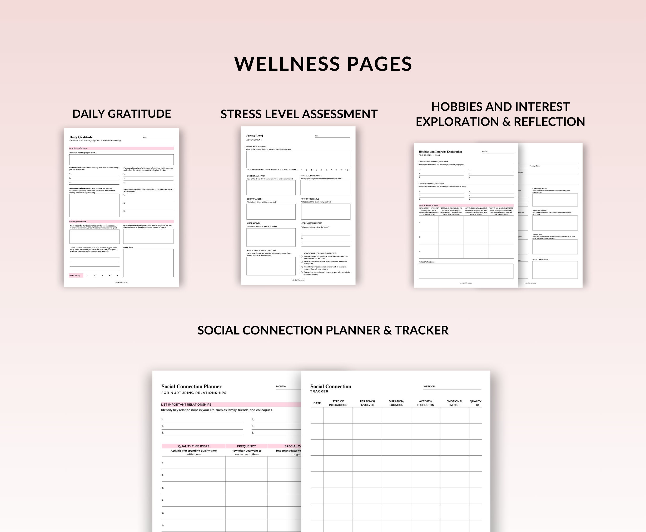 Daily Mental Health Check in |printable Journal |daily Journal ...