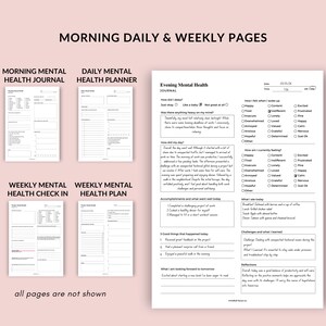 Daily Mental Health Check in |printable Journal |daily Journal ...