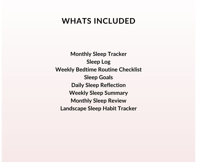 Printable Sleep Tracker, Sleeping Log, Monthly Sleep Tracker, Planner ...
