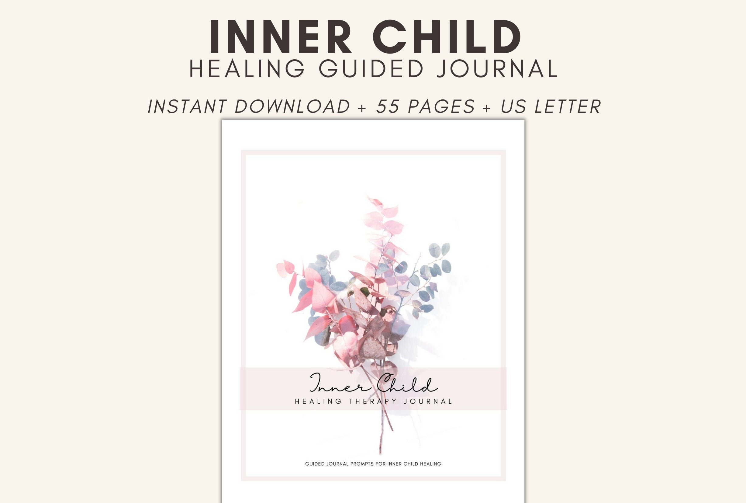 Inner Child Healing Journal, Shadow Work Journal, Therapy Journal ...