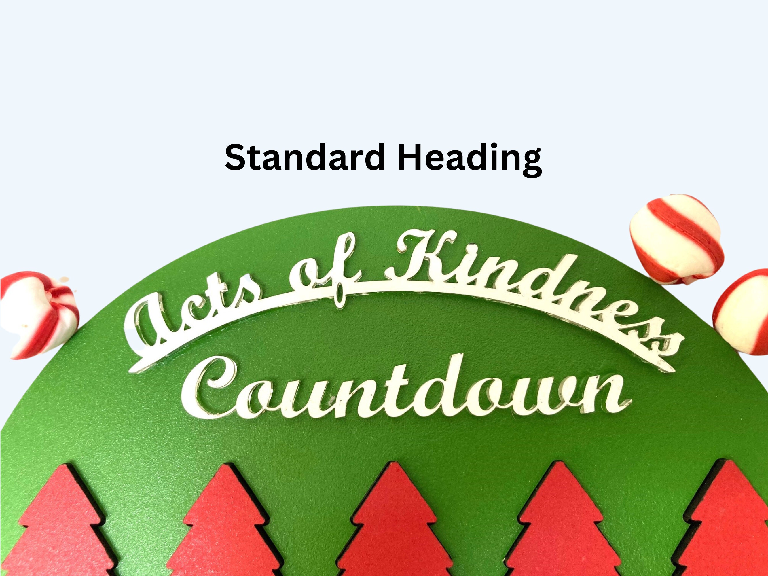 Personalized Acts of Kindness Christmas Countdown Calendar, Advent ...