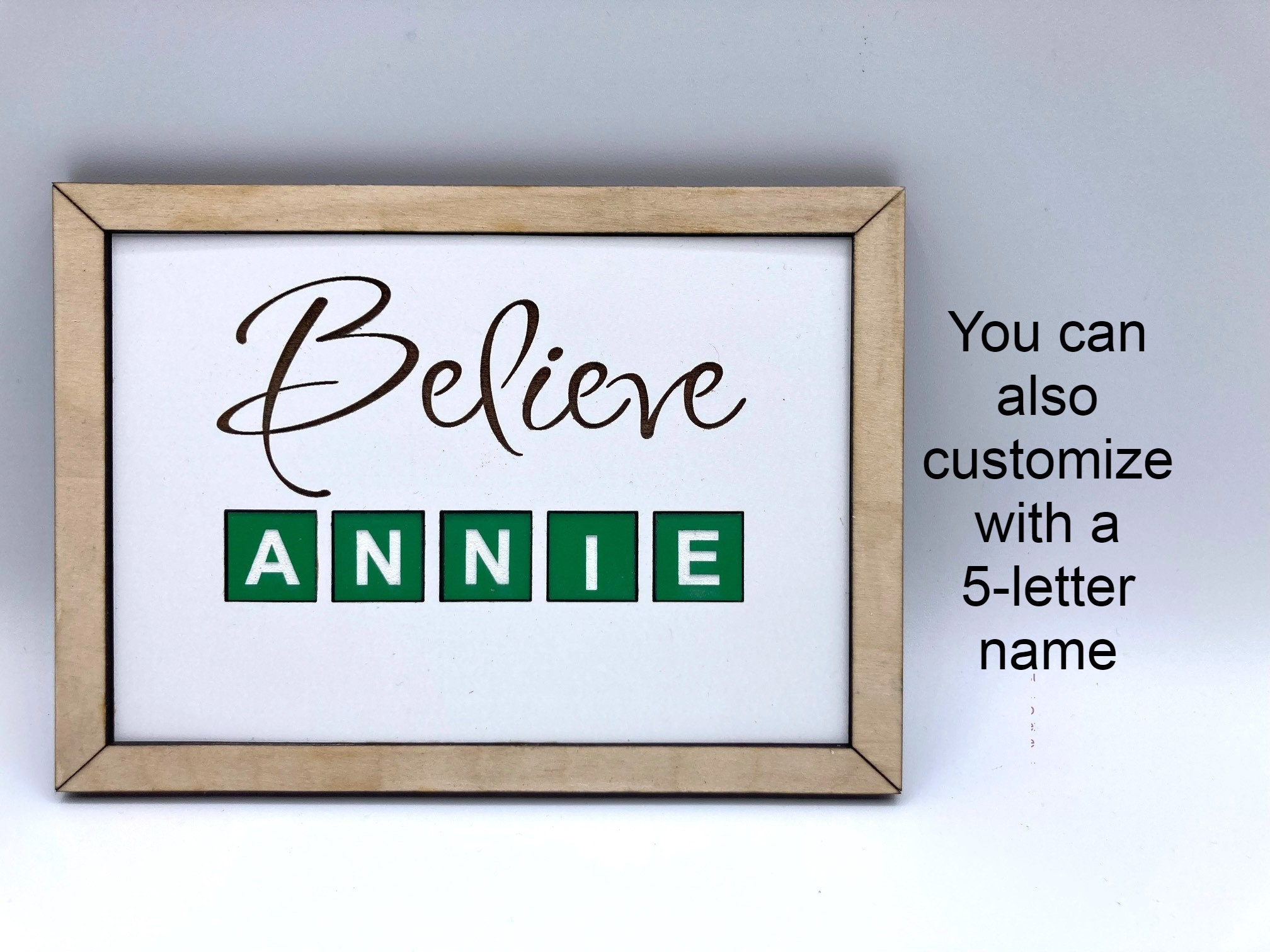 Custom Wordle Gift Plaque With the Wordle Word of Your Choice, 7 X 5 - Etsy