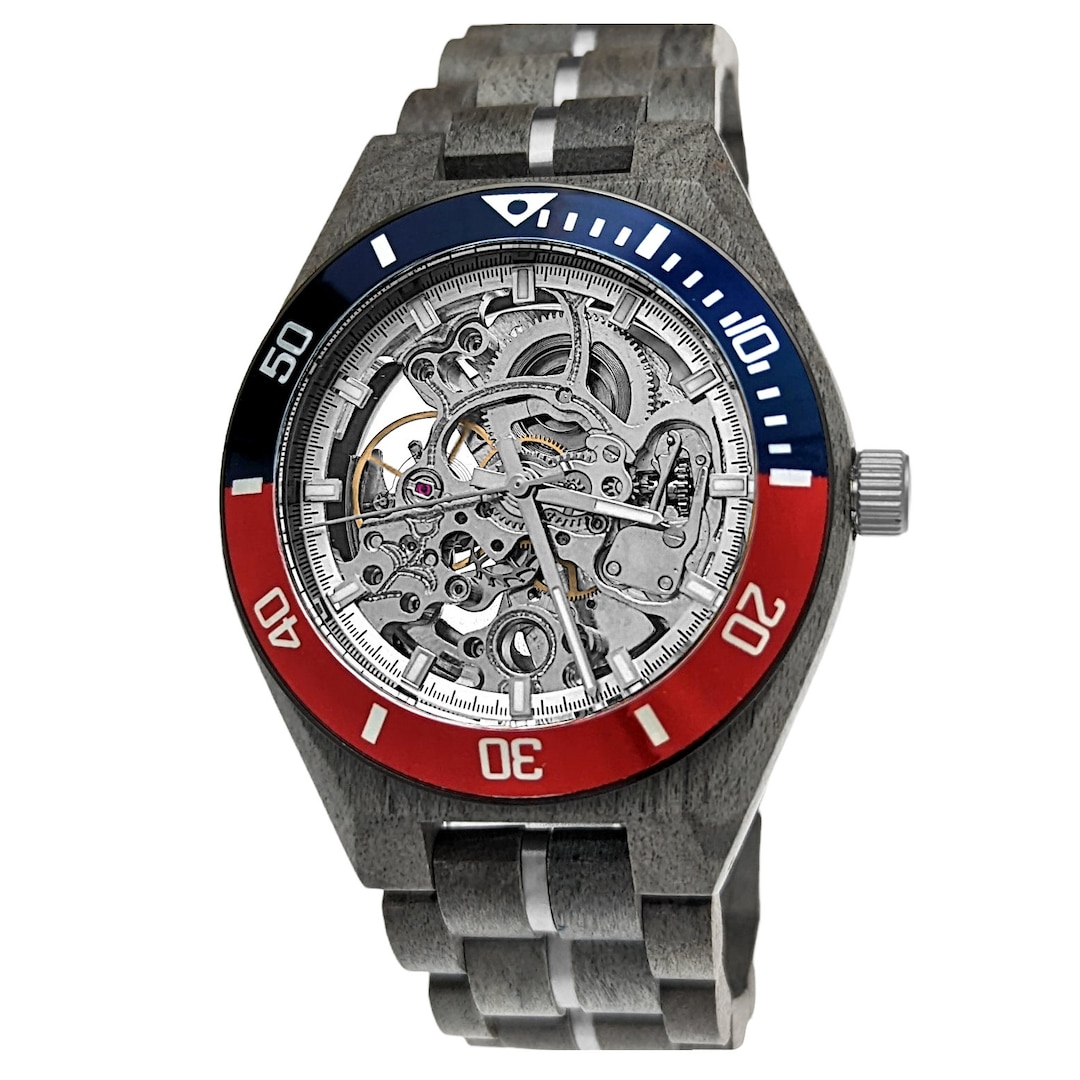 Holzwerk DEMMIN Women's, Men's Automatic Wood & Stainless Steel ...