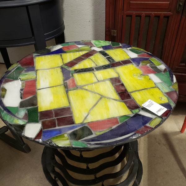 Mosaic Side Table - Etsy