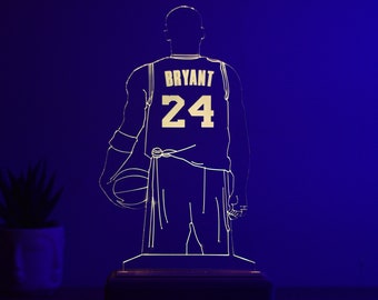 3d Kobe Bryant Lamp | Etsy