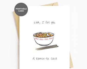 Ramen Birthday Card - Etsy