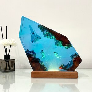 Personalised Spaceship Night Lamp Couple Astronauts Rocket - Etsy