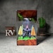 Diorama Iro.n G.iant Wood Lamp, Custom Resin Lamp, Art Diorama, Gift ...