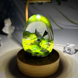 Dragon Resin Wood Lamp, Night Fury Eggs, Dragon Egg, Plastic Baby ...