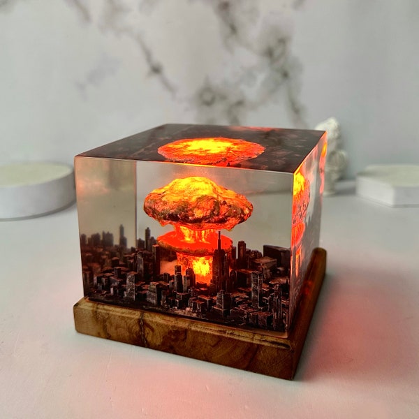 Resin Diorama Lamp Art Epoxy - Etsy