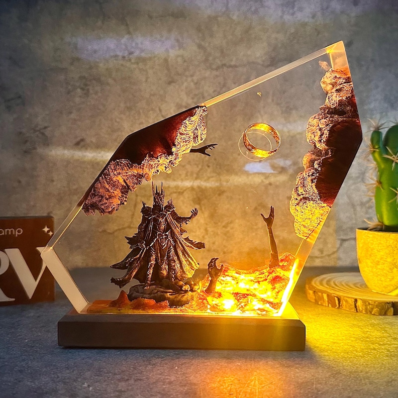 Resin Art Deco Ornament - Etsy