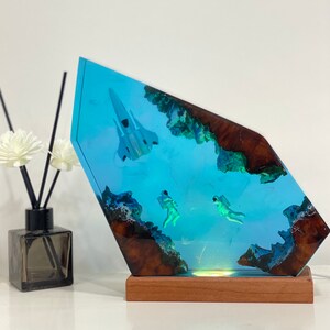 Personalised Spaceship Night Lamp Couple Astronauts Rocket - Etsy