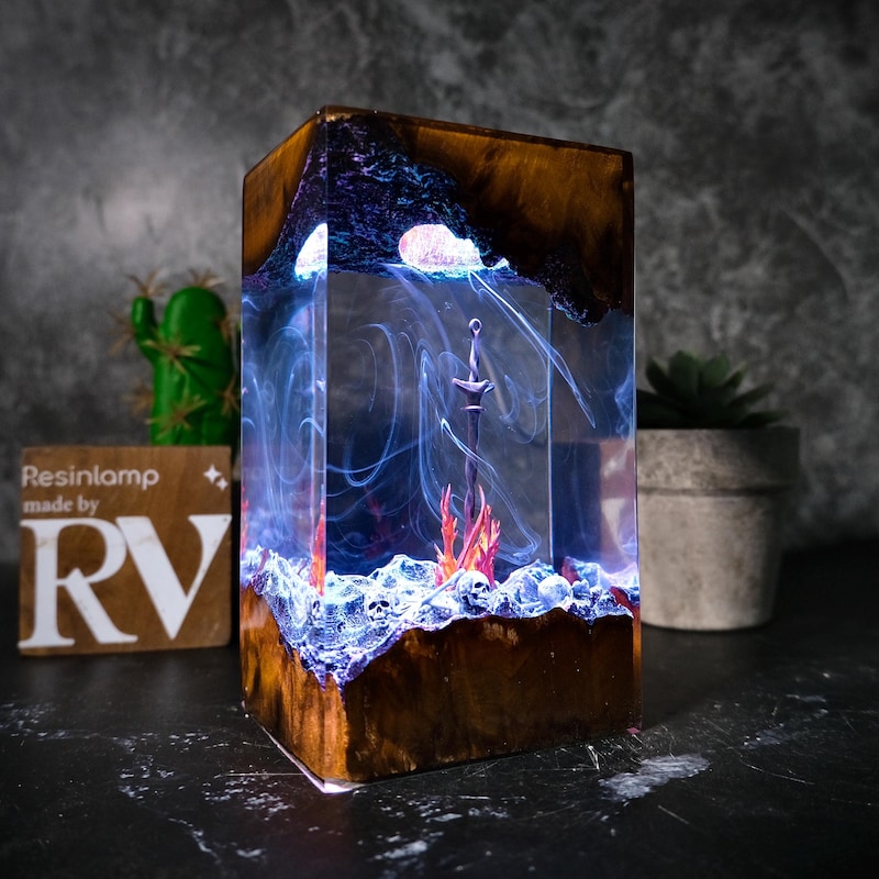Glowing Resin - Etsy