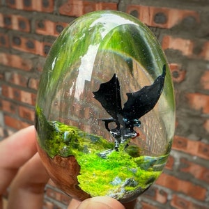 Dragon Resin Wood Lamp, Night Fury Eggs, Dragon Egg, Plastic Baby ...