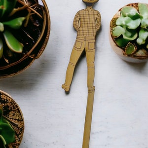 Cowboy Peeing Plant Stake/funny Plant Stake/gift Idea for Her/mother’s ...
