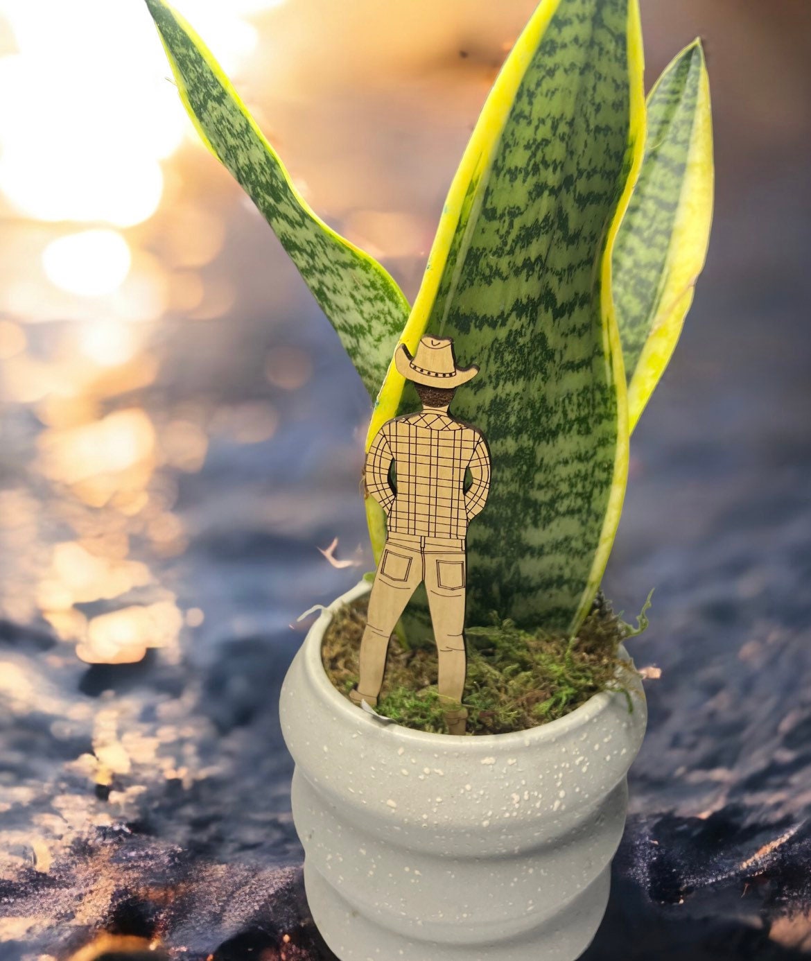Cowboy Peeing Plant Stake/funny Plant Stake/gift Idea for Her/mother’s ...