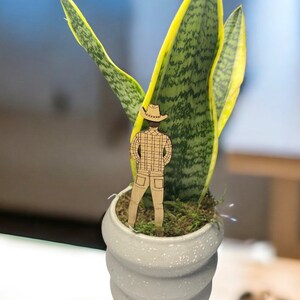 Cowboy Peeing Plant Stake/funny Plant Stake/gift Idea for Her/mother’s ...