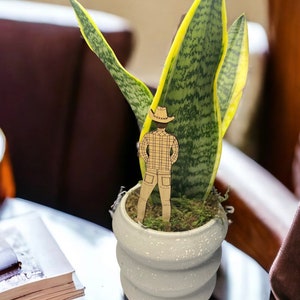 Cowboy Peeing Plant Stake/funny Plant Stake/gift Idea for Her/mother’s ...
