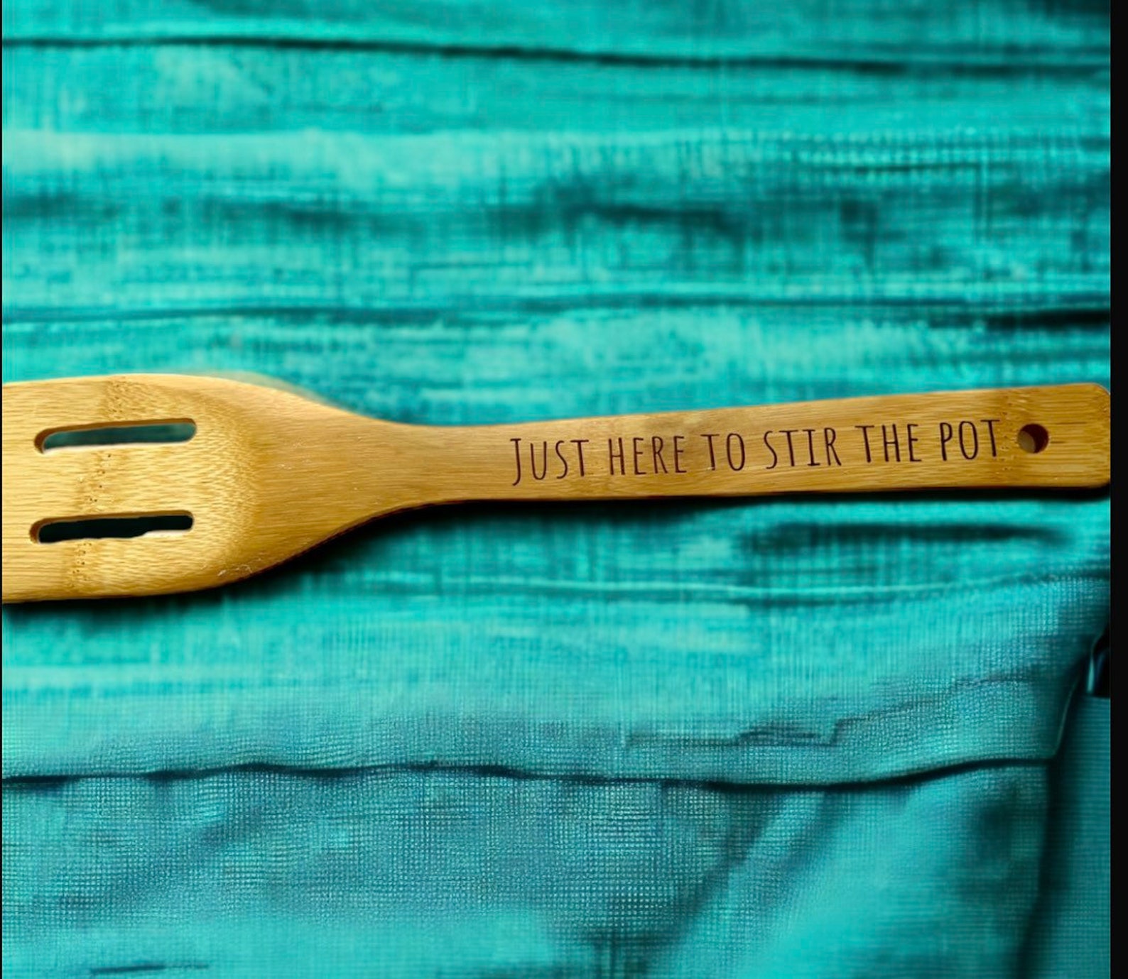 Engraved Spatula/just Here to Stir the Pot /funny Spatula/gift Ideas ...
