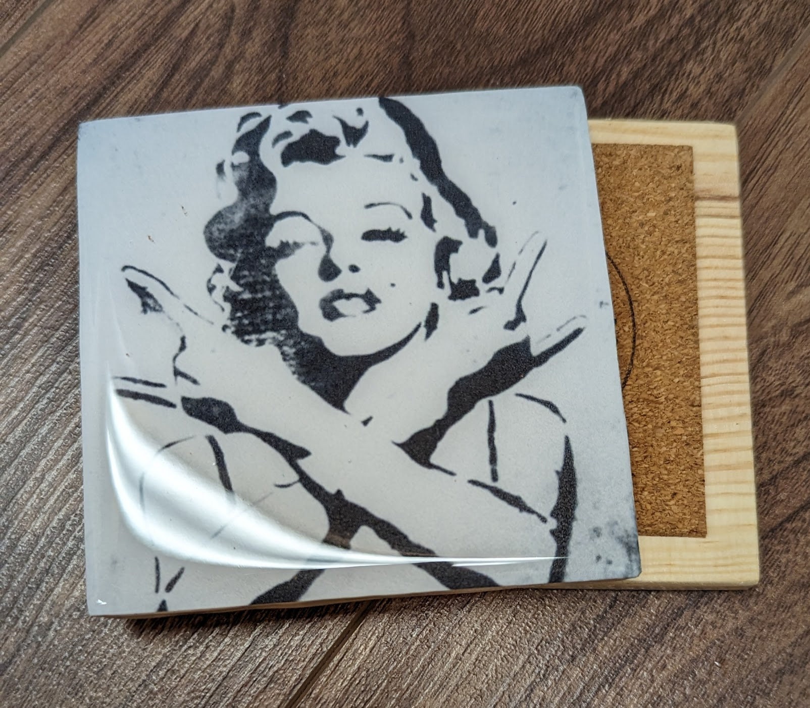 Marilyn Monroe, Pulp Art Coasters, Pop Art Coasters, Retro Coasters ...