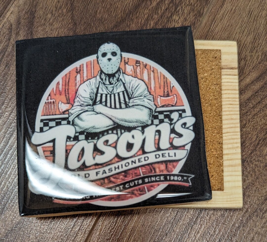 Jason Voorhees Art, Friday 13th Art, Pulp Art Coasters, Pop Art ...