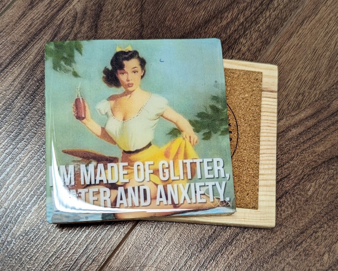 Pulp Art Coasters Pop Art Coasters Retro Coasters Pinup - Etsy