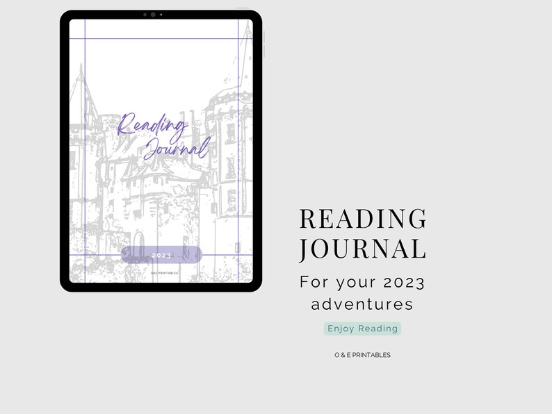Reading Journal, Reading Journal Printable - Etsy