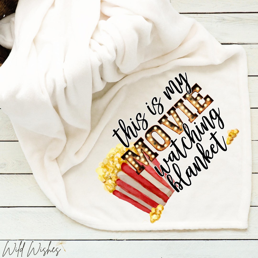 Movie Watching Blanket, Cozy Couch Throw, Movie Night Blanket, Theater ...