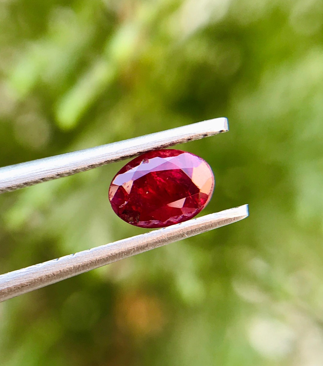 100% Natural Ruby Pigeon Blood Color Stone, Unheated Ruby, Natural ...