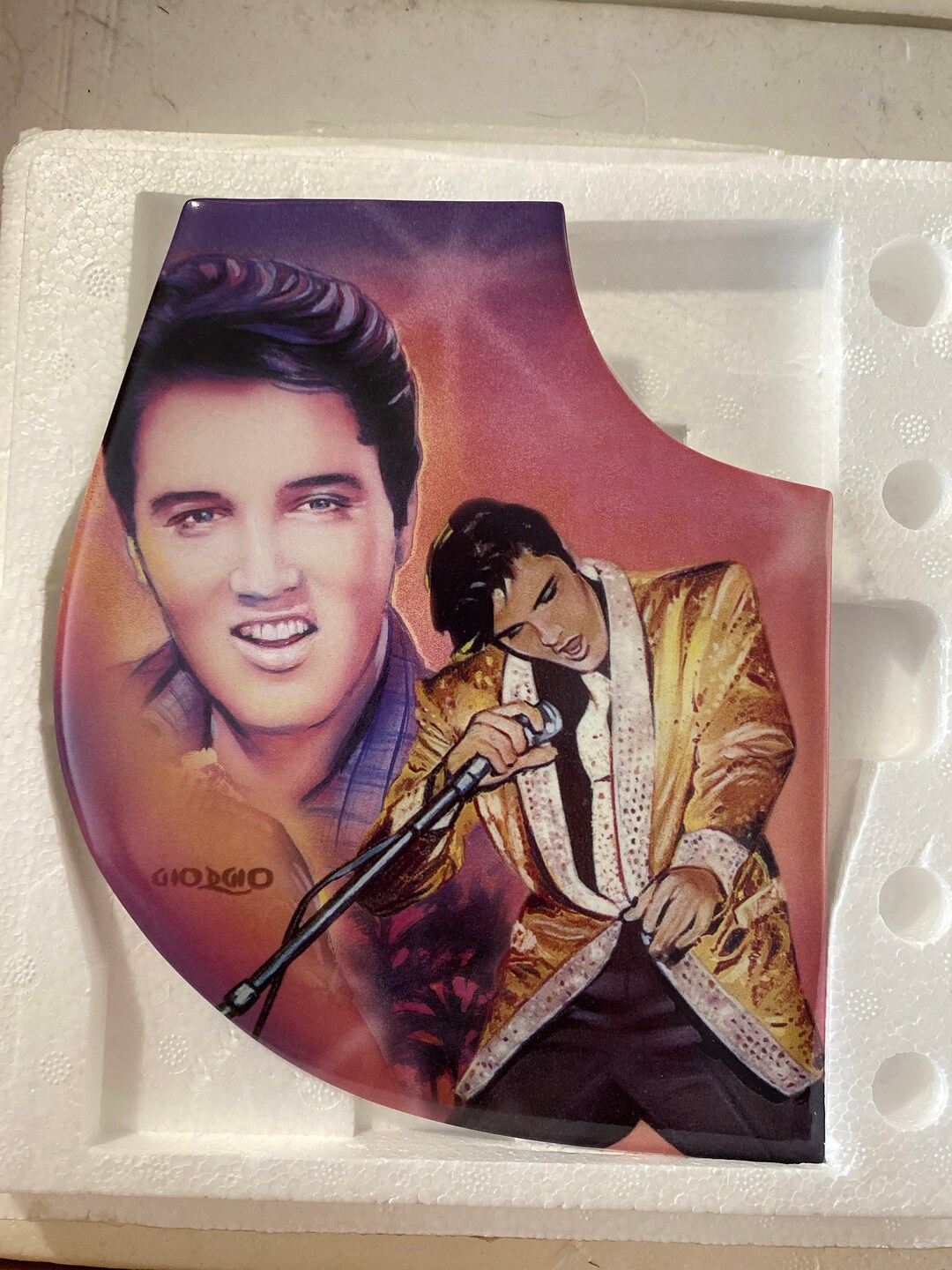 Elvis Presley Collector Plate - Etsy