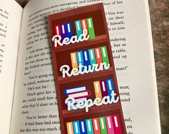 Read Return Repeat Sign - Etsy