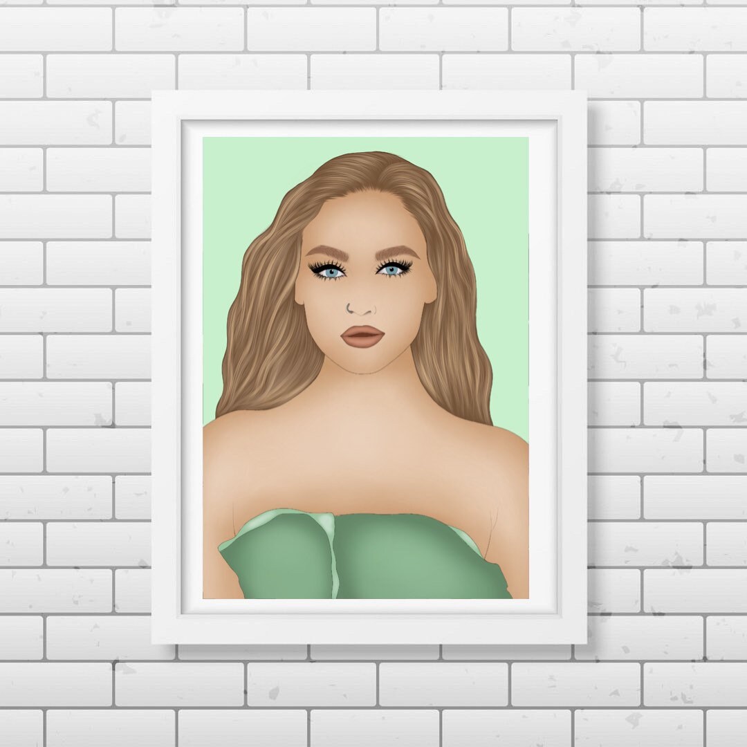 Perrie Edwards Drawing