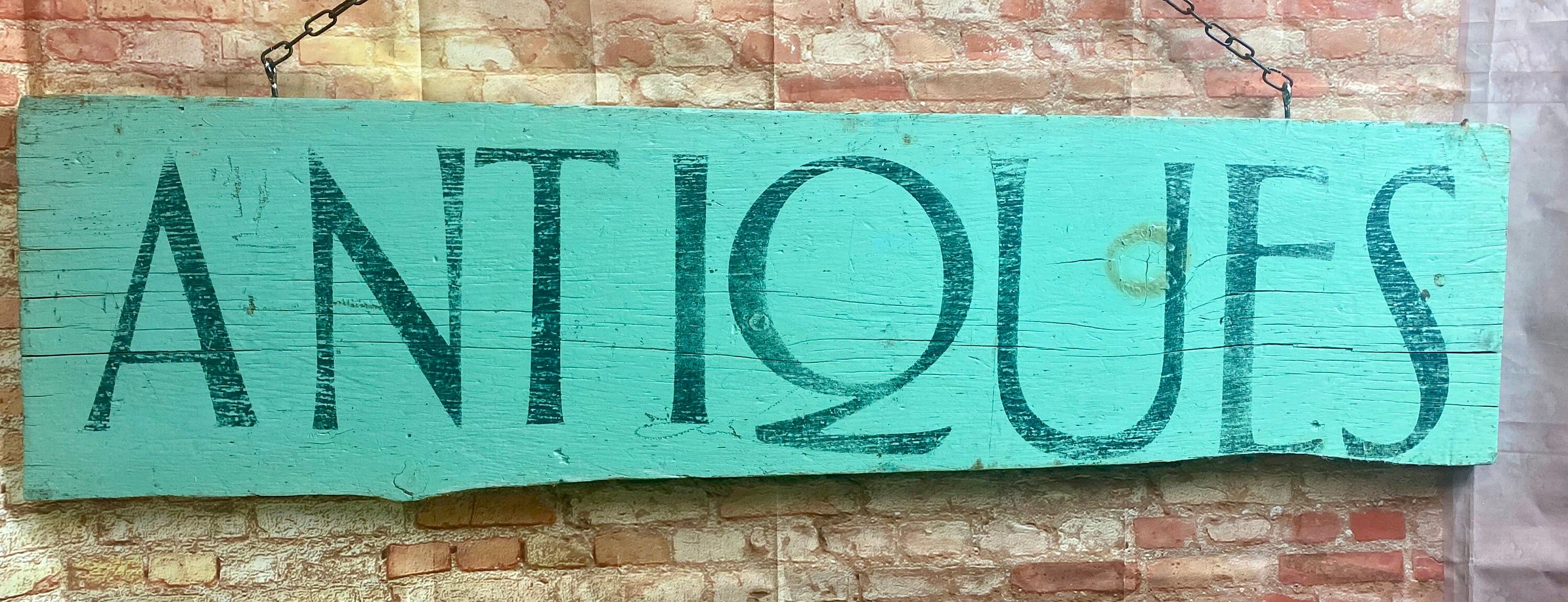 Handmade antique Sign Hanging From a Vintage Tree/yoke, Primitive ...