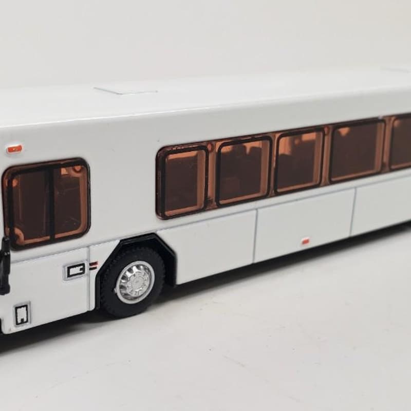 Diecast Bus White - Etsy