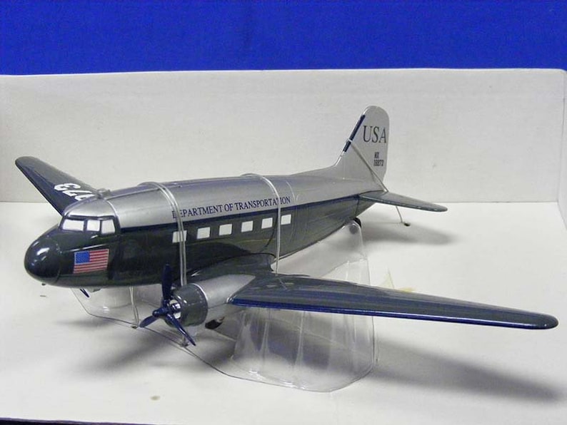 Spec-cast DC-3 Diecast Airplane US Dept of Transportation Liberty ...