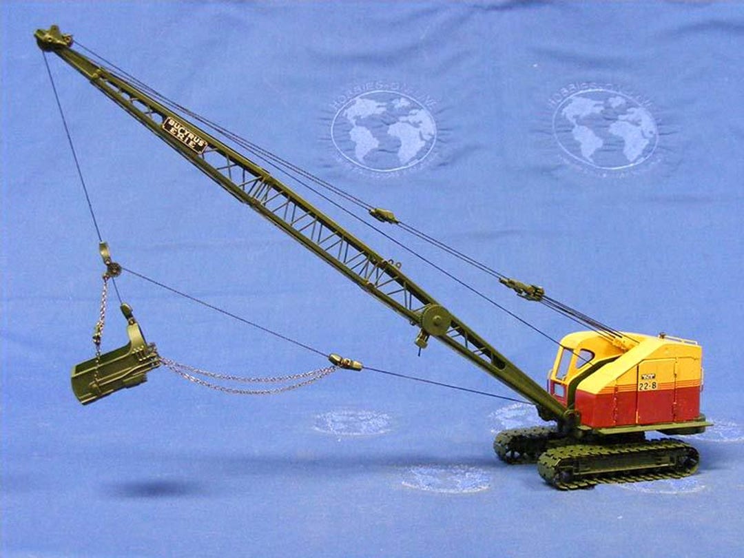 Bucyrus-erie 22B Crane, Clam, Dragline in 1:50 Scale Diecast by EMD - Etsy