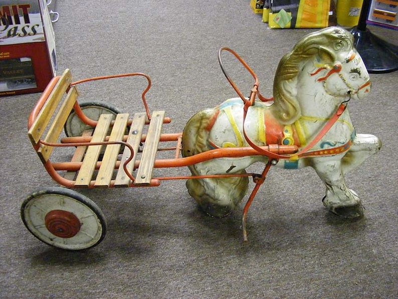Pony Buggy Pedal Cart by Mobo Toys - Etsy