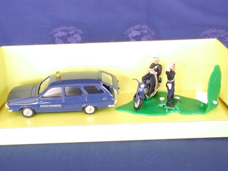 Solido Renault 12 Motorcycle Police 1:43 Scale Diecast Includes ...