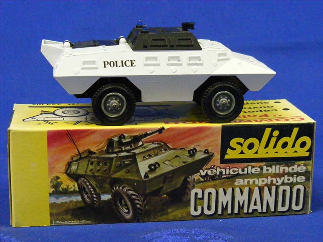Military Commando APC Police (metal Wheels) - Solido 1:50 Scale Diecast ...