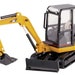 Norscot Caterpillar 302.5 Mini Excavator + 3 Attachments 1:32 Scale ...