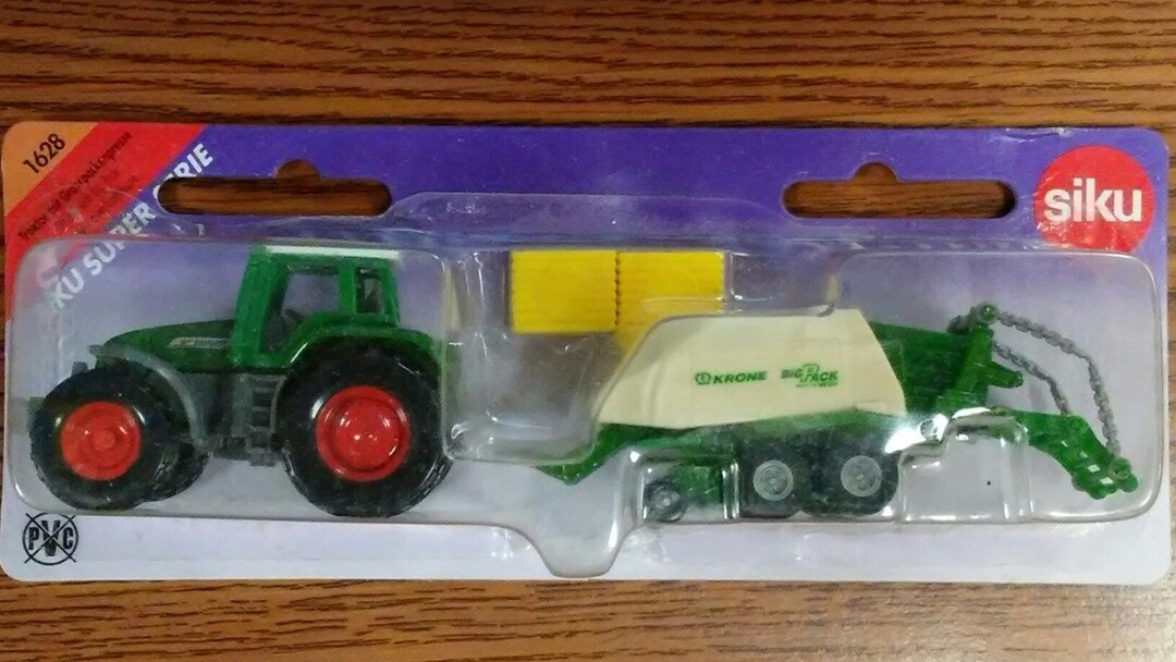 Siku - Fendt Tractor With Krone Baler 5" Long Diecast - Etsy