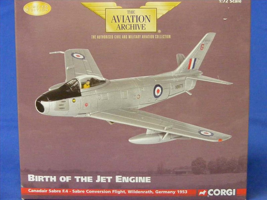 Canadair Sabre F4 Airplane - Sabre Conversion Flight by Corgi 1:72 ...